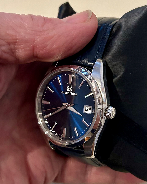 2022 Grand Seiko Heritage 40MM Quartz Blue Dial Leather Strap (SBGP013 ...