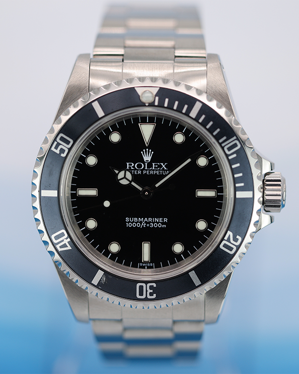 1999 (A Serial) Rolex Submariner No-Date 40MM Black Dial Steel Bracele ...