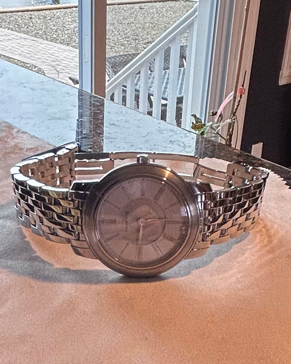 Tiffany & Co. Mark Resonator 37MM Silver Dial Steel Bracelet (1883A ...