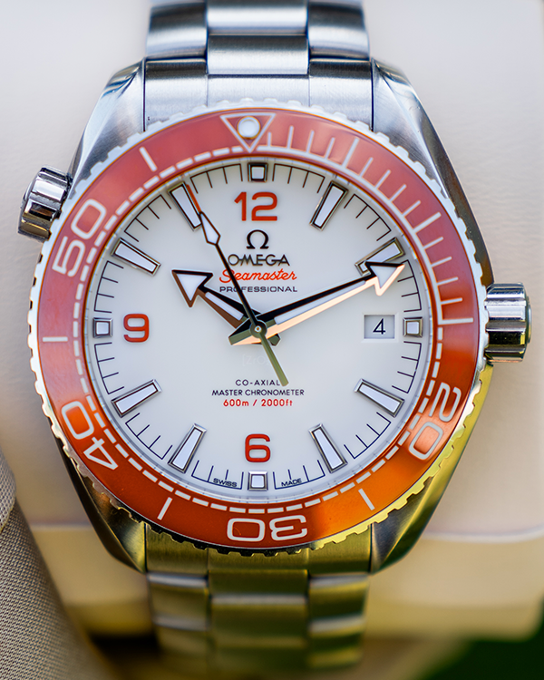 2022 Omega Seamaster Planet Ocean "Creamsicle" 43.5MM White Dial Steel ...