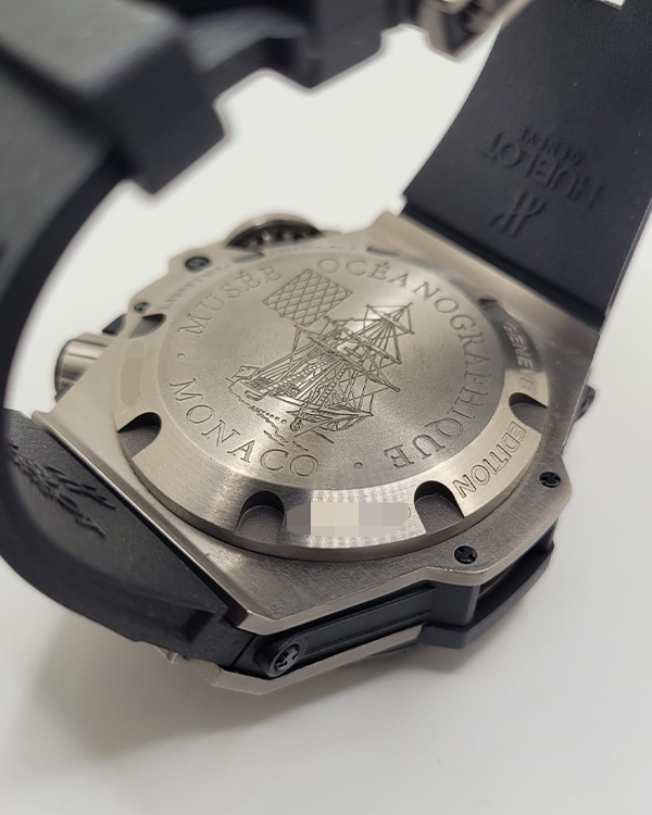 Hublot King Power Diver Oceanographic 4000 Titanium Black Dial (731.NX ...