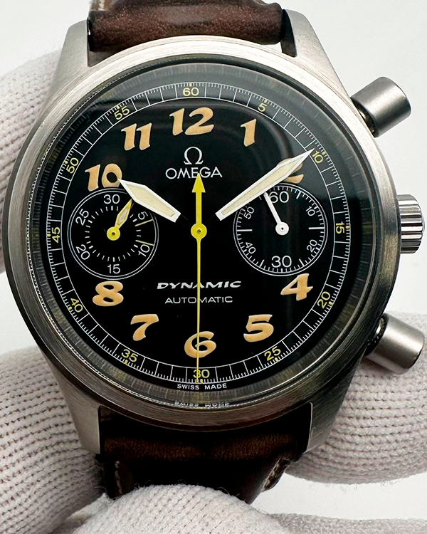 Omega Dynamic III 38MM Black Dial Leather Strap (5290.50.27) – Grailzee