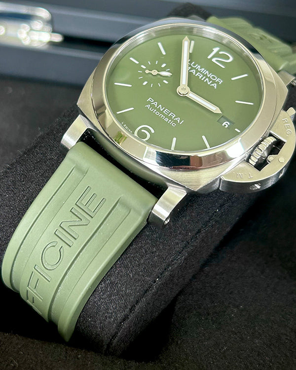 2022 Panerai Luminor Marina "Quaranta Verde Militare" 40MM Green Dial ...