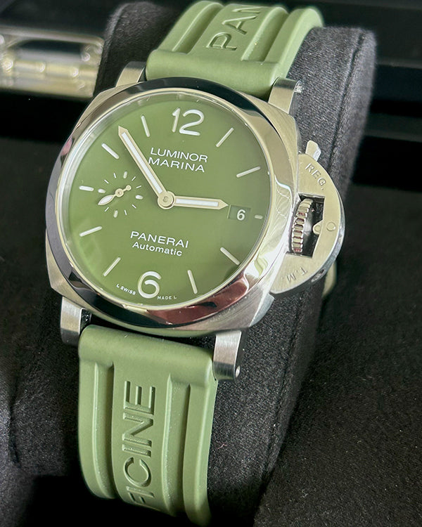 2022 Panerai Luminor Marina "Quaranta Verde Militare" 40MM Green Dial ...