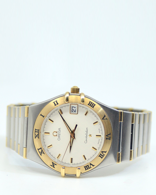 Omega Constellation 33.5MM Quartz Silver Dial Two-Tone Bracelet (1212 ...