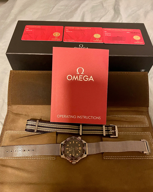 2021 Omega Seamaster 007 Edition "No Time To Die" 42MM Titanium Brown ...