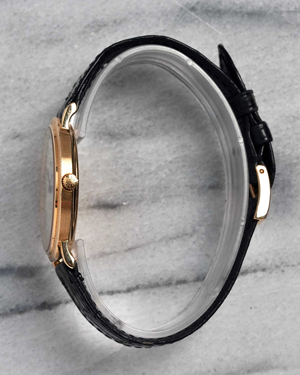 Patek Philippe Calatrava 34MM White Dial Leather Strap (3520J) – Grailzee