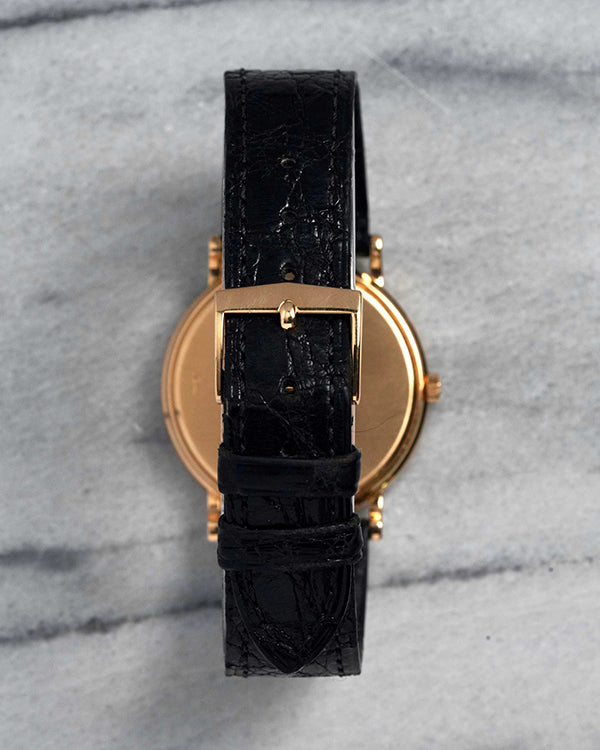 Patek Philippe Calatrava 34MM White Dial Leather Strap (3520J) – Grailzee