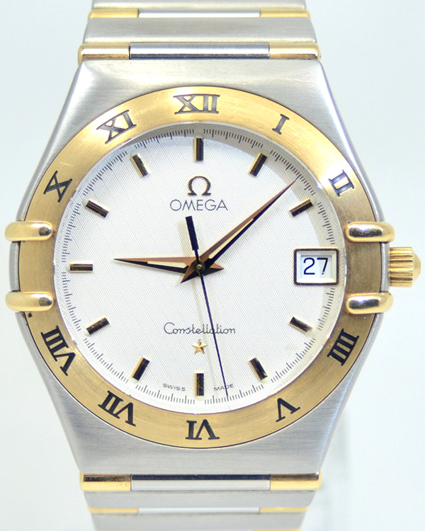 Omega Constellation 33.5MM Quartz Silver Dial Two-Tone Bracelet (1212 ...