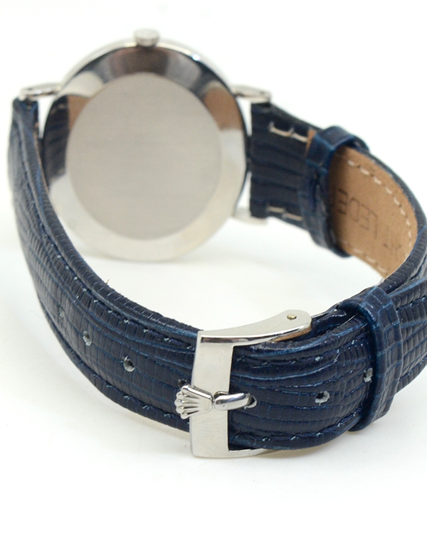 1974 Rolex Cellini 32.5MM Silver Dial Aftermarket Leather Strap (4083 ...