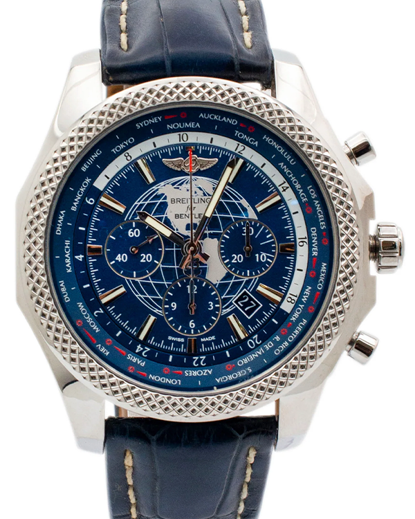 Breitling Bentley B05 Unitime GMT 49MM Blue Dial Leather Strap (AB0521 ...