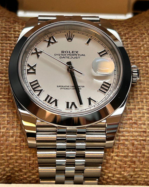 2023 Rolex Datejust 36MM Jubilee Oystersteel White Dial (126234) – Grailzee
