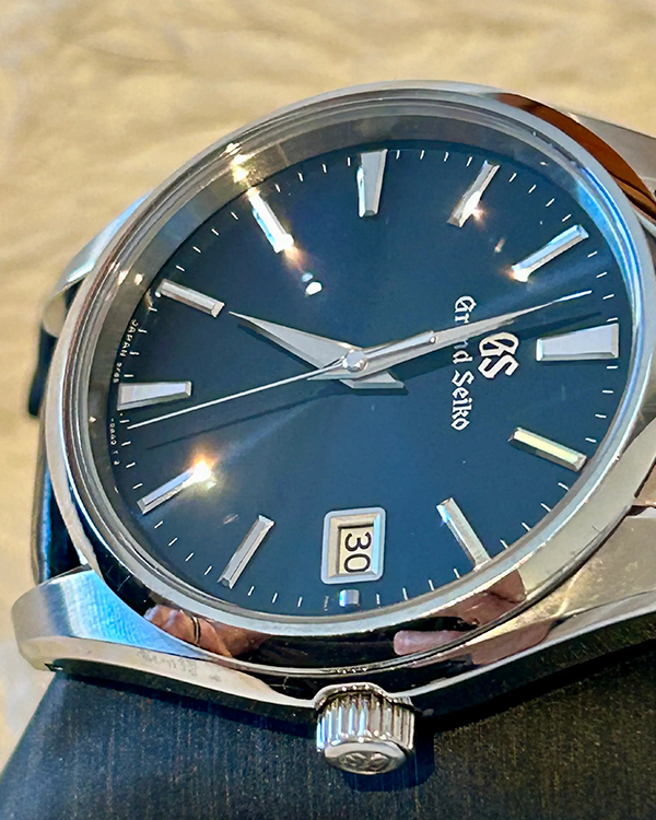 2022 Grand Seiko Heritage 40MM Quartz Blue Dial Leather Strap (SBGP013 ...