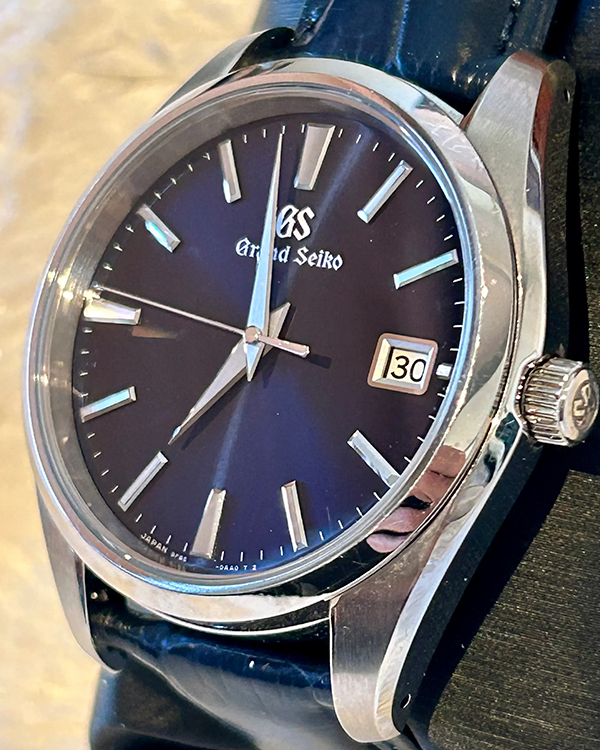 2022 Grand Seiko Heritage 40MM Quartz Blue Dial Leather Strap (SBGP013 ...
