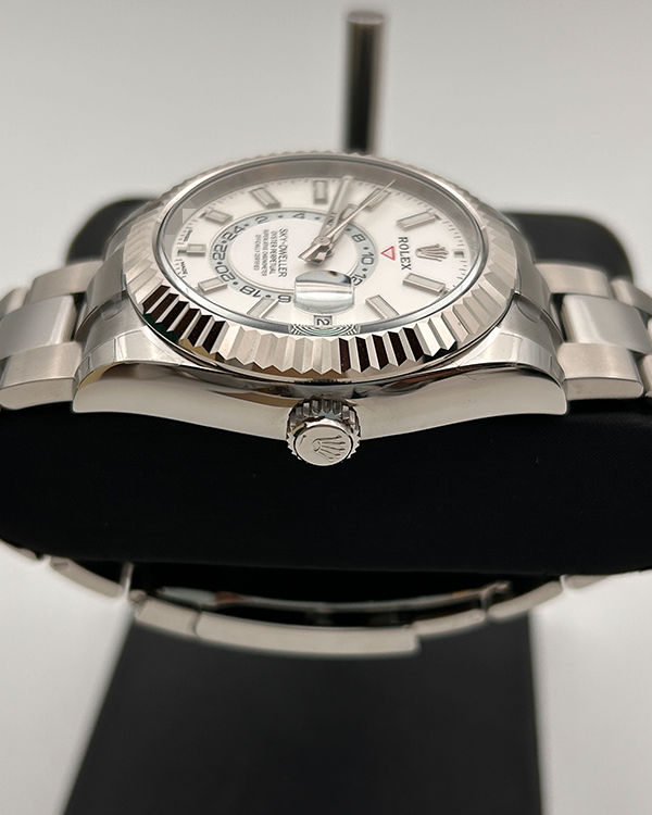 2022 Rolex Sky-Dweller Oystersteel White Dial (326934) – Grailzee