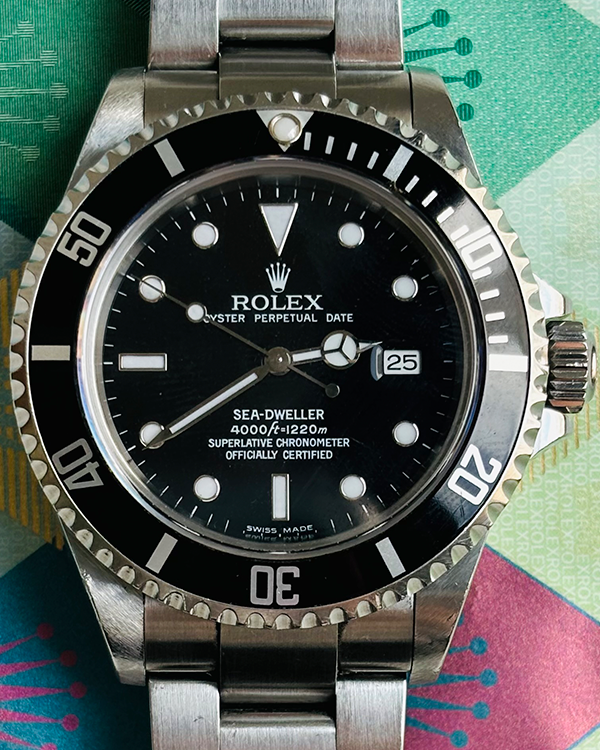 2004 Rolex Sea-Dweller 4000 40MM Black Dial Oyster Bracelet (16600 ...