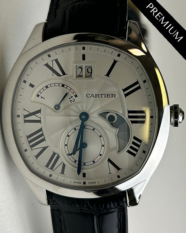 2019 Cartier Drive De Cartier 40MM Silver Dial Leather Strap (WSNM0005 ...
