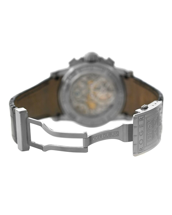 Roger Dubuis Excalibur L.E. 46MM Black Dial Leather Strap (RDDBEX0266 ...