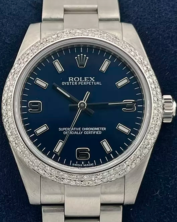 Rolex Oyster Perpetual 31MM Blue Dial Oyster Bracelet (177200) – Grailzee