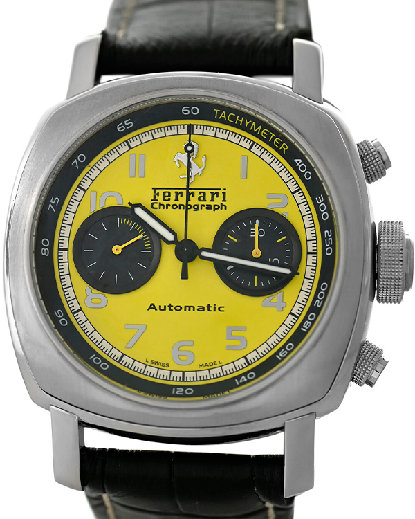 Panerai Ferrari Granturismo Chronograph L.E. 45MM Yellow Dial Aftermar ...