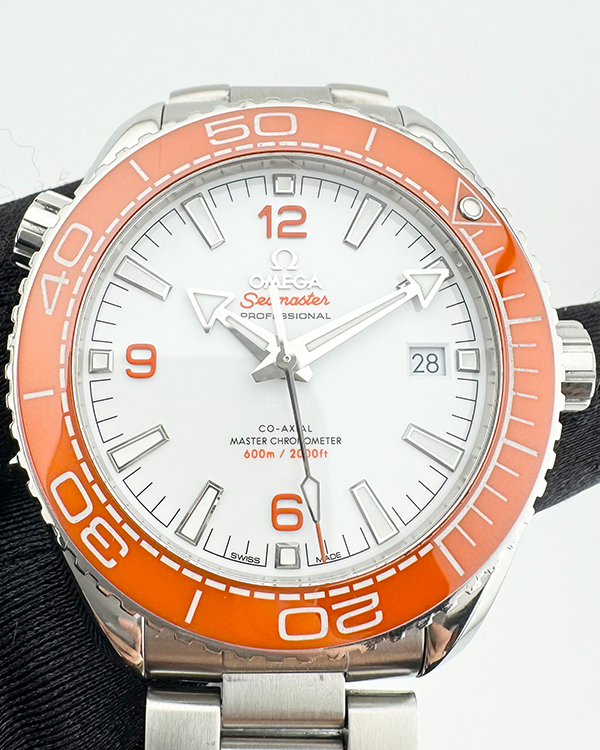 2021 Omega Seamaster Planet Ocean 600M "Creamsicle" 43.5MM White Dial ...