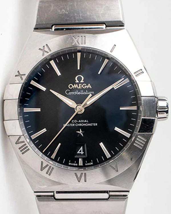 2021 Omega Constellation 39MM Black Dial Steel Bracelet (131.10.39.20 ...