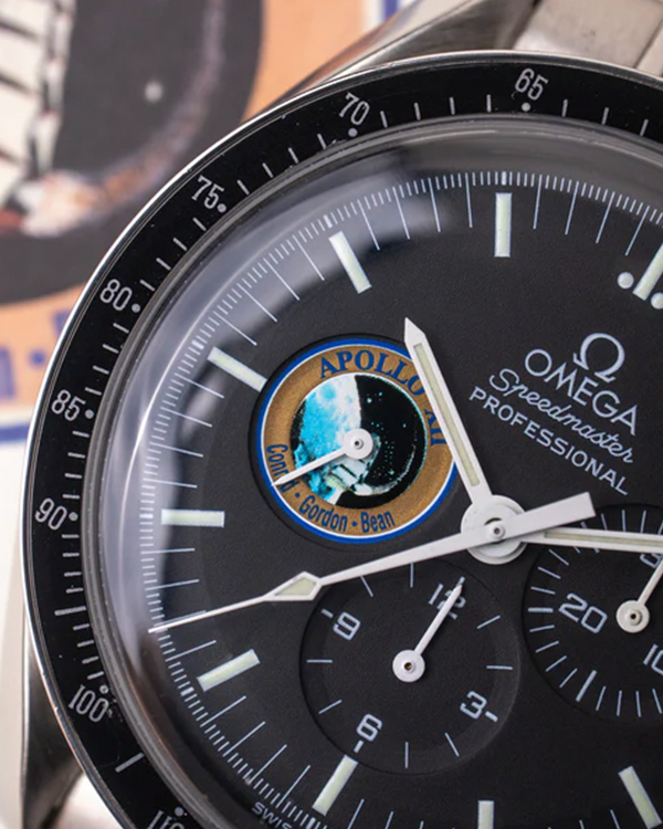 1998 Omega Speedmaster "Missions Apollo XII" L.E. 42MM Black Dial Stee ...