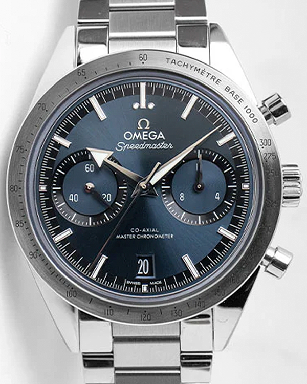2022 Omega Speedmaster '57 40.5MM Blue Dial Steel Bracelet (332.10.41 ...