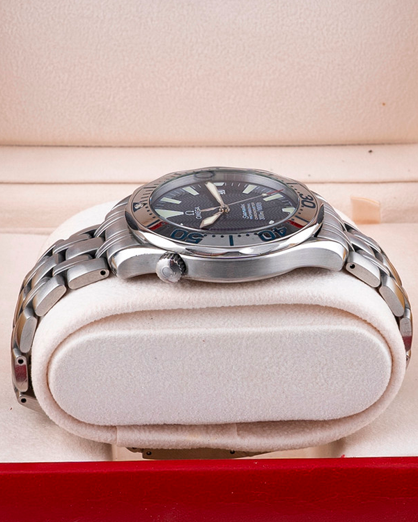 2002 Omega Seamaster 300M 41.5MM Blue Dial Steel Bracelet (2055.80.00 ...