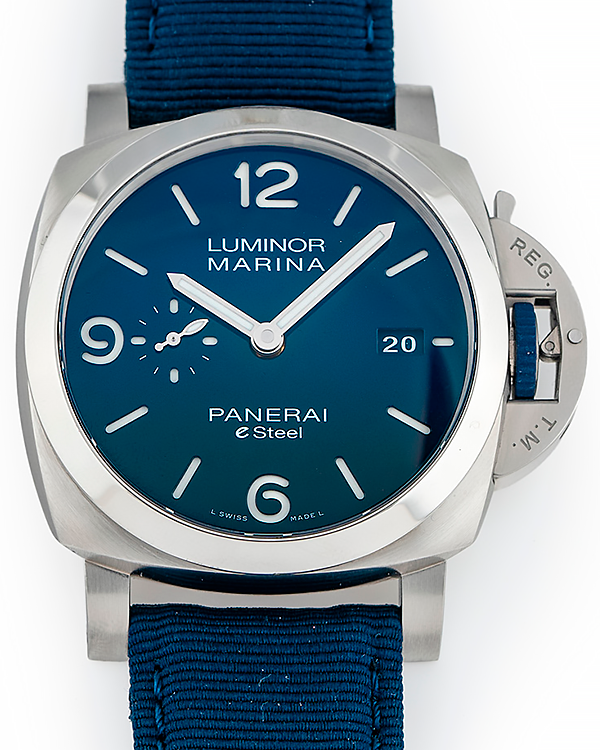 2024 Panerai Luminor Marina "Blue Profundo" L.E. 44MM Blue Dial Textil ...