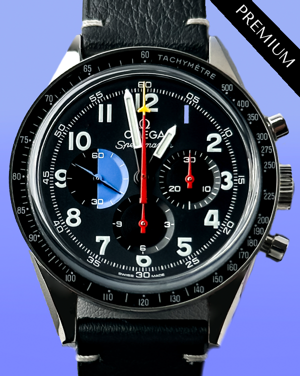 Omega Speedmaster Hodinkee 10th Anniversary L.E. 39.7MM Black Dial Lea ...