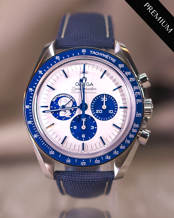 2023 Omega Speedmaster “Silver Snoopy Award” 42MM Silver Dial Textile ...