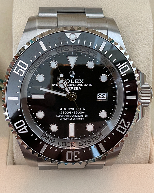 2021 Rolex Deepsea 44MM Black Dial Oyster Bracelet (126660) – Grailzee