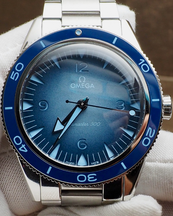 2024 Omega Seamaster Diver 300M "Summer Blue" 41MM Blue Dial Steel Bra ...
