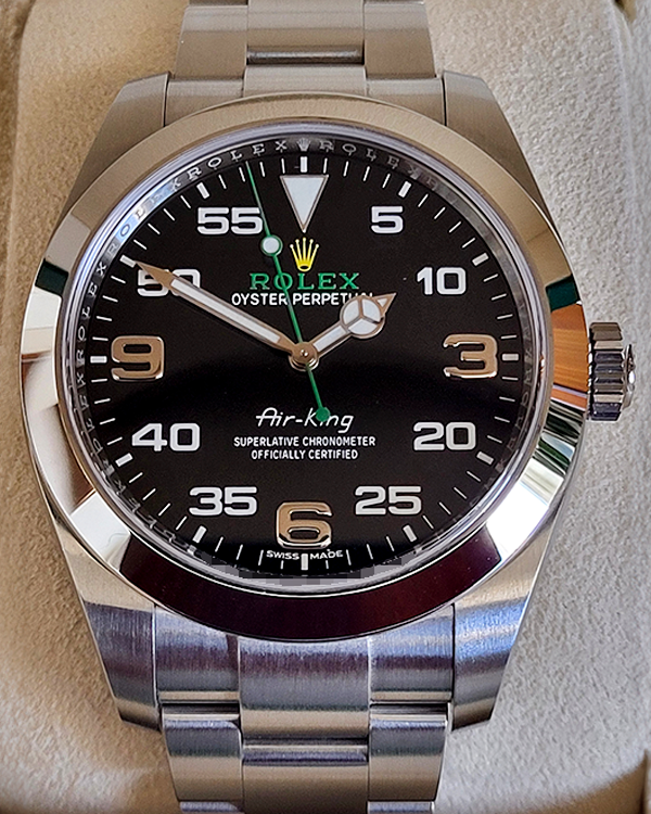 2017 Rolex Air-King 40MM Black Dial Oyster Bracelet (116900) – Grailzee