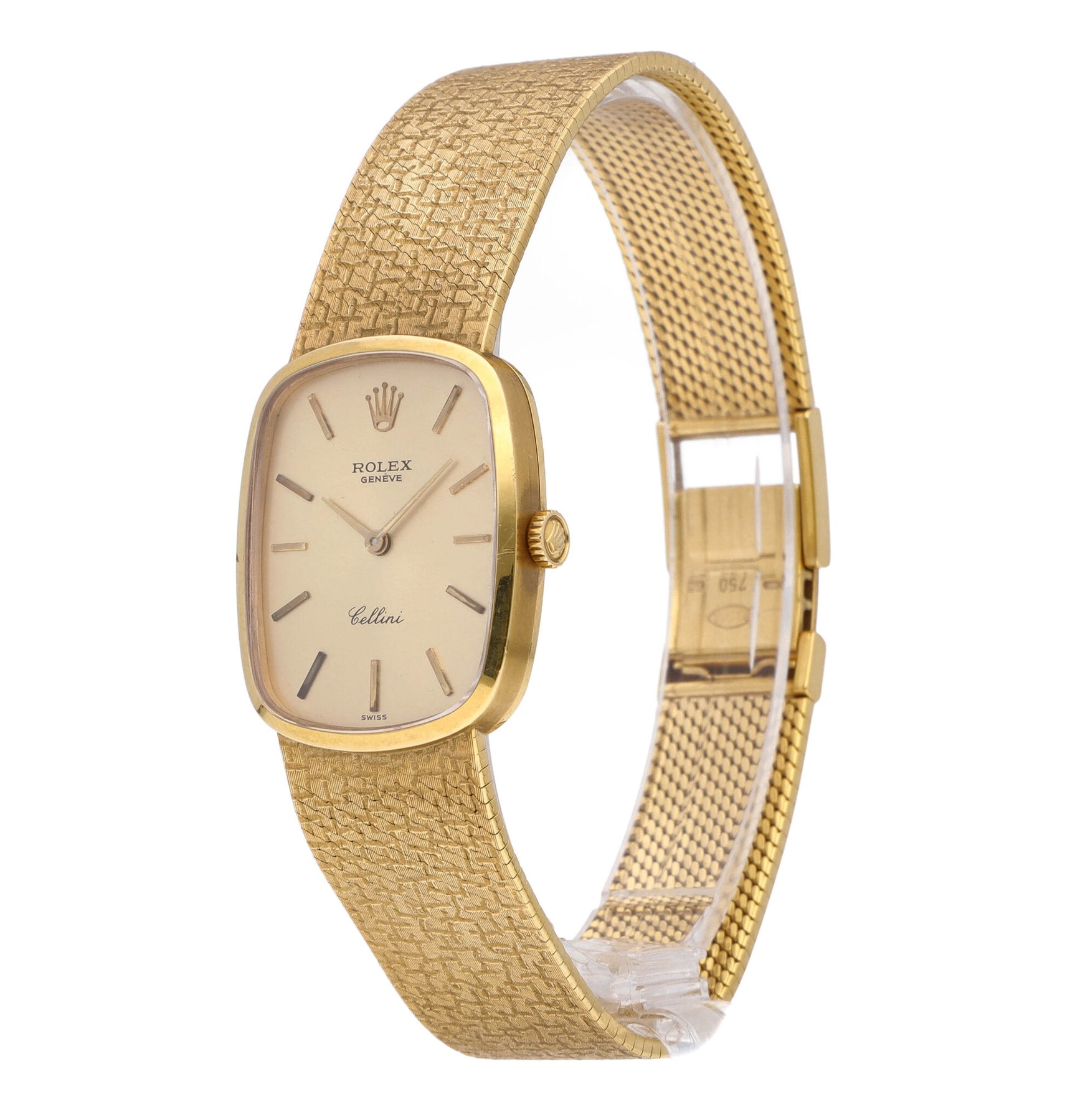 Rolex Cellini 28.3MM Champagne Dial Yellow Gold Bracelet (4308) – Grailzee
