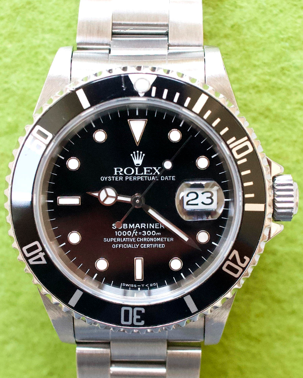 1993 (S Serial) Rolex Submariner Date 40MM Black Dial Oyster Bracelet ...