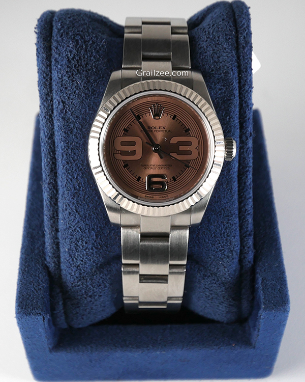 2008 Rolex Oyster Perpetual 31MM Salmon Dial Oyster Bracelet (177234 ...