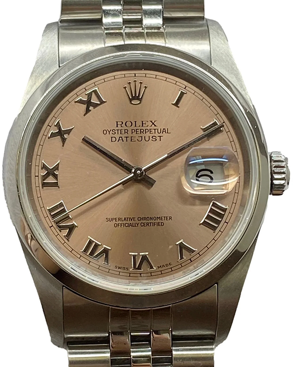 2004 Rolex Datejust 36MM Salmon Dial Jubilee Bracelet (16200) – Grailzee