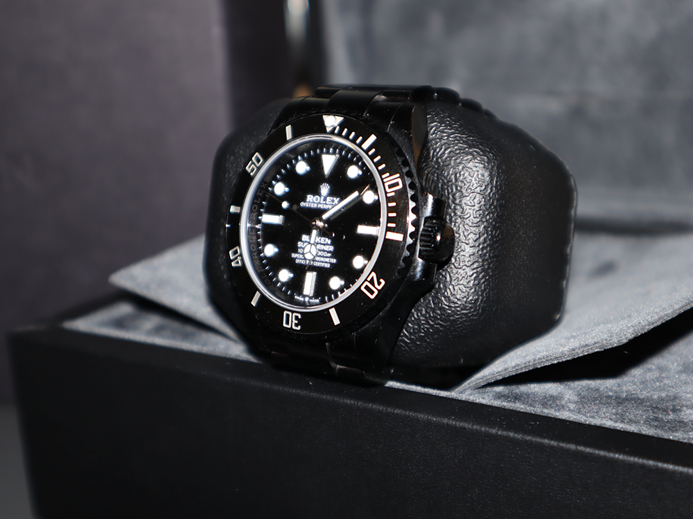 2023 Rolex Blaken Submariner 41MM Black Dial Customized Oyster Bracele ...