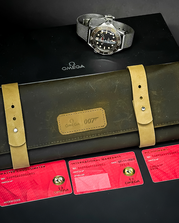 2022 Omega Seamaster Diver 300M “007 No Time To Die” 42MM Brown Dial T ...