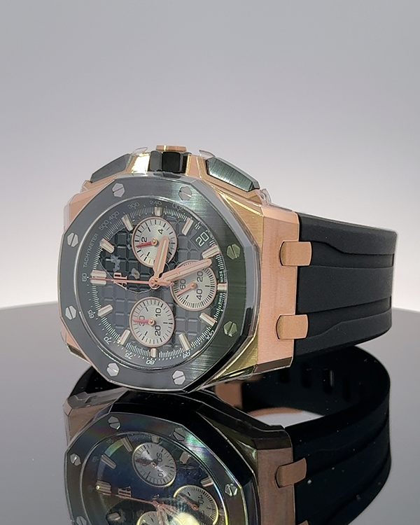 Audemars Piguet Royal Oak Offshore Chronograph 43MM Black Dial Rubber ...