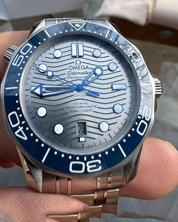 2024 Omega Seamaster Diver 300M 42MM Grey Dial Steel Bracelet (210.30 ...