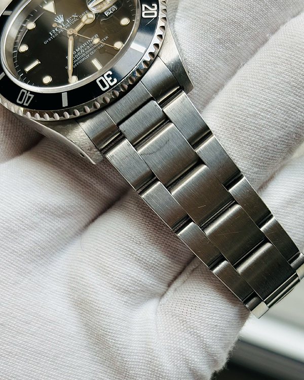 1997 (U Serial) Rolex Submariner Date 40MM Black Dial Oyster Bracelet ...