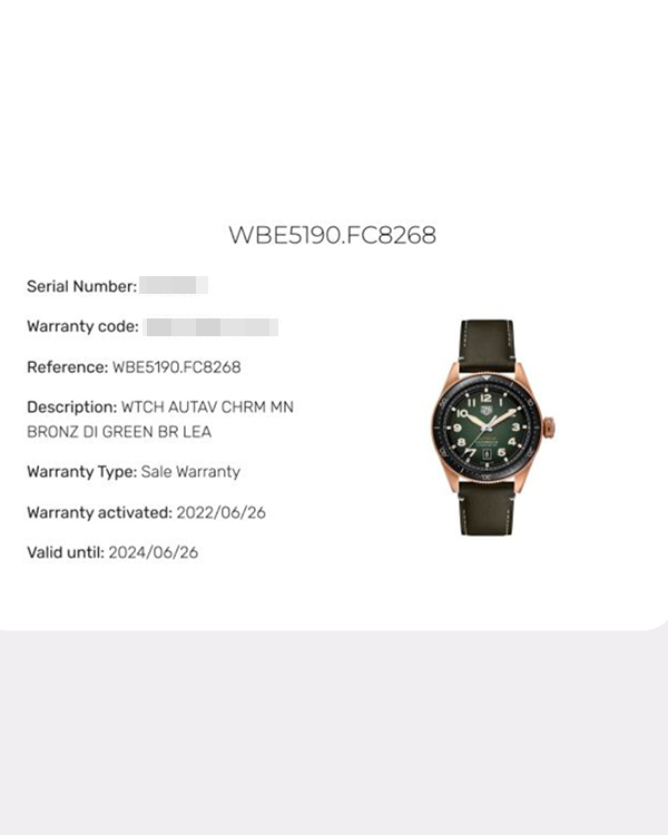 2022 TAG Heuer Autavia 42MM Smokey Green Dial Leather Strap (WBE5190.F ...