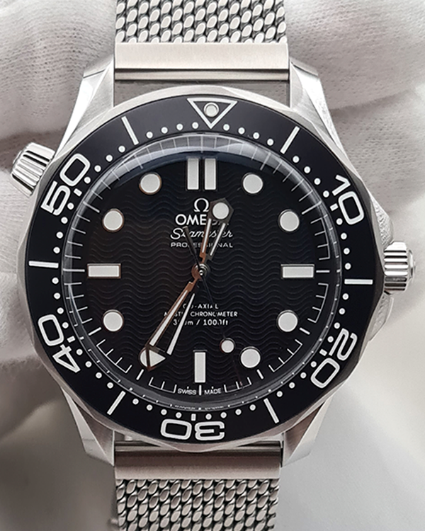 2024 Omega Seamaster Diver 300M 42MM Black Dial Steel Bracelet (210.30 ...