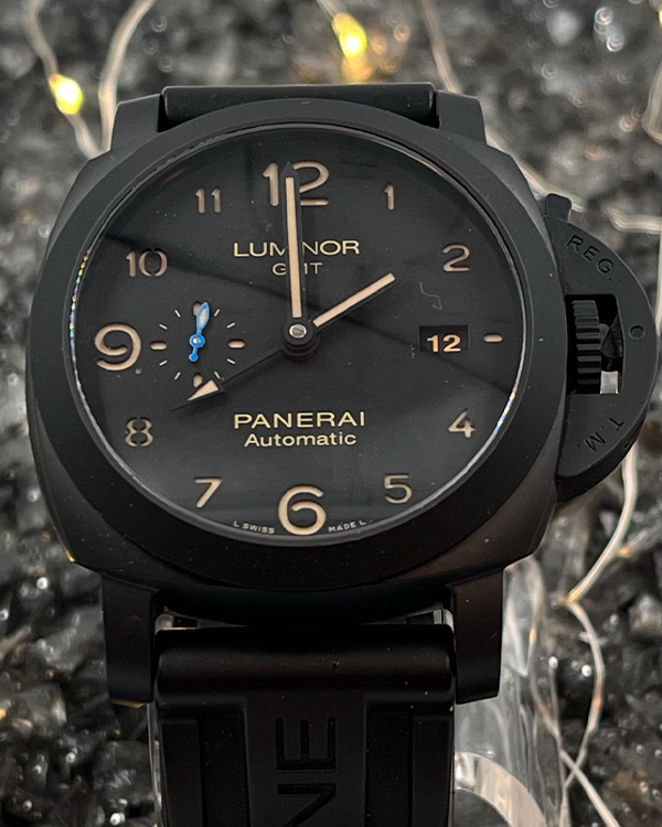 2019 Panerai Luminor 1950 3 Days GMT Automatic Ceramic Black Dial (PAM ...