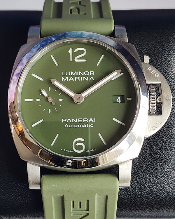 2023 Panerai Luminor Marina "Quaranta Verde Militare" 40MM Green Dial ...