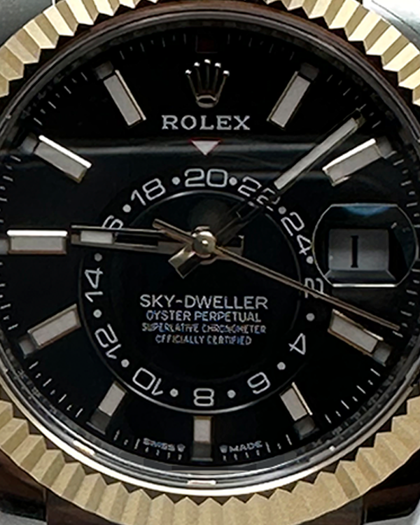 2023 Rolex Sky-Dweller Oysterteel & Yellow Gold Black Dial (336933 ...