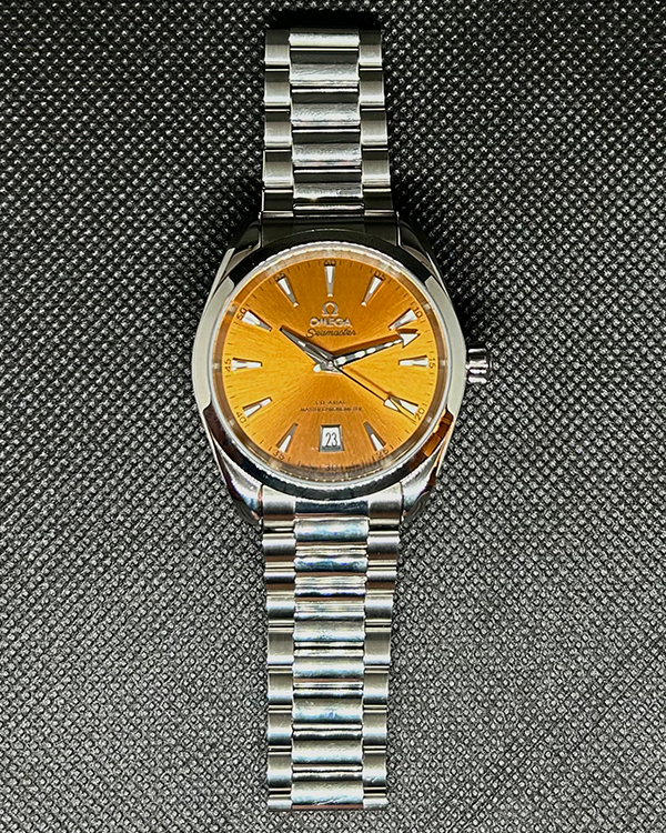 2023 Omega Seamaster Aqua Terra Shades 38MM Saffron Dial Steel Bracele ...